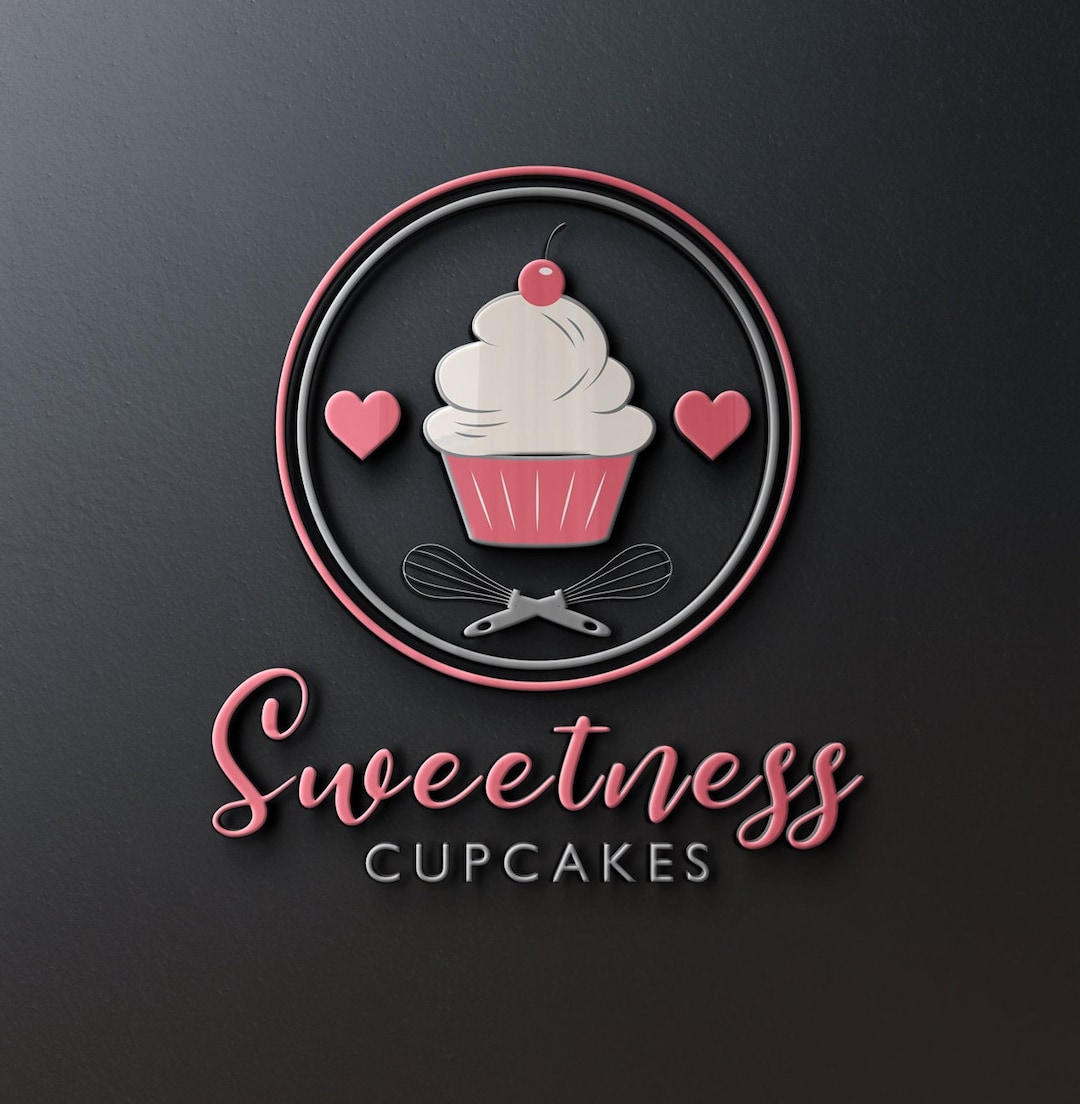 Logo Design | Cupcake-Logo | Kuchen | Gebäck-Logo | Cupcake Design ...