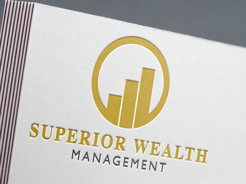 Financial Logo Design Financial Management Logo Finance | Etsy