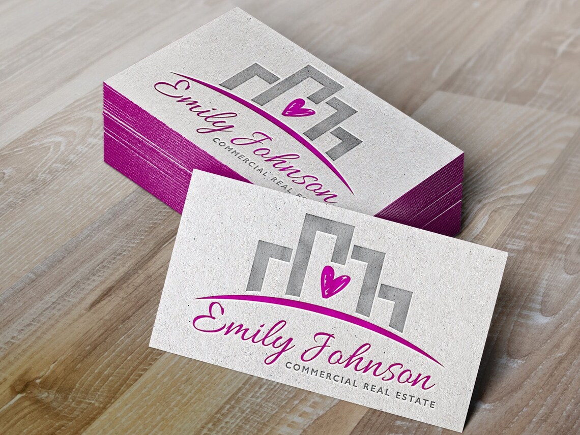 Real Estate Logo | Heart Design | Realtor Logo | Realty Logo | Realtor ...