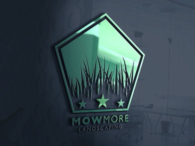 Landscaping Logo Landscaper Logo Lawn Maintenance Logo - Etsy