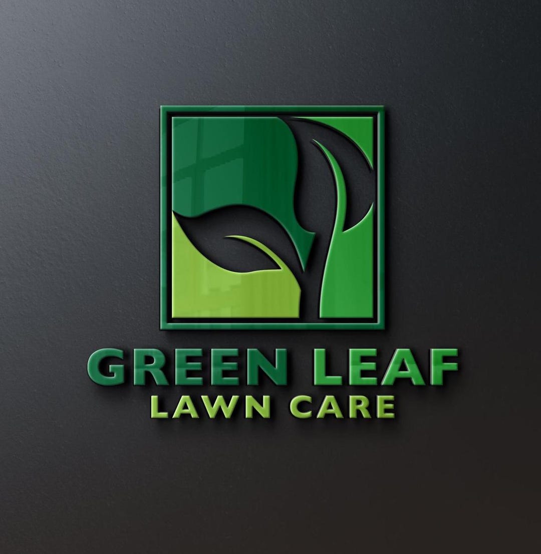 Lawn Care Logo Design | Landscaping Business Logo | Leaf Logo Design ...