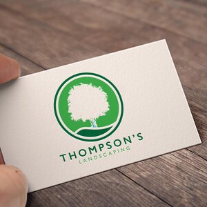Tree Logo Design Landscaping Logo Landscape Logo Lawn | Etsy