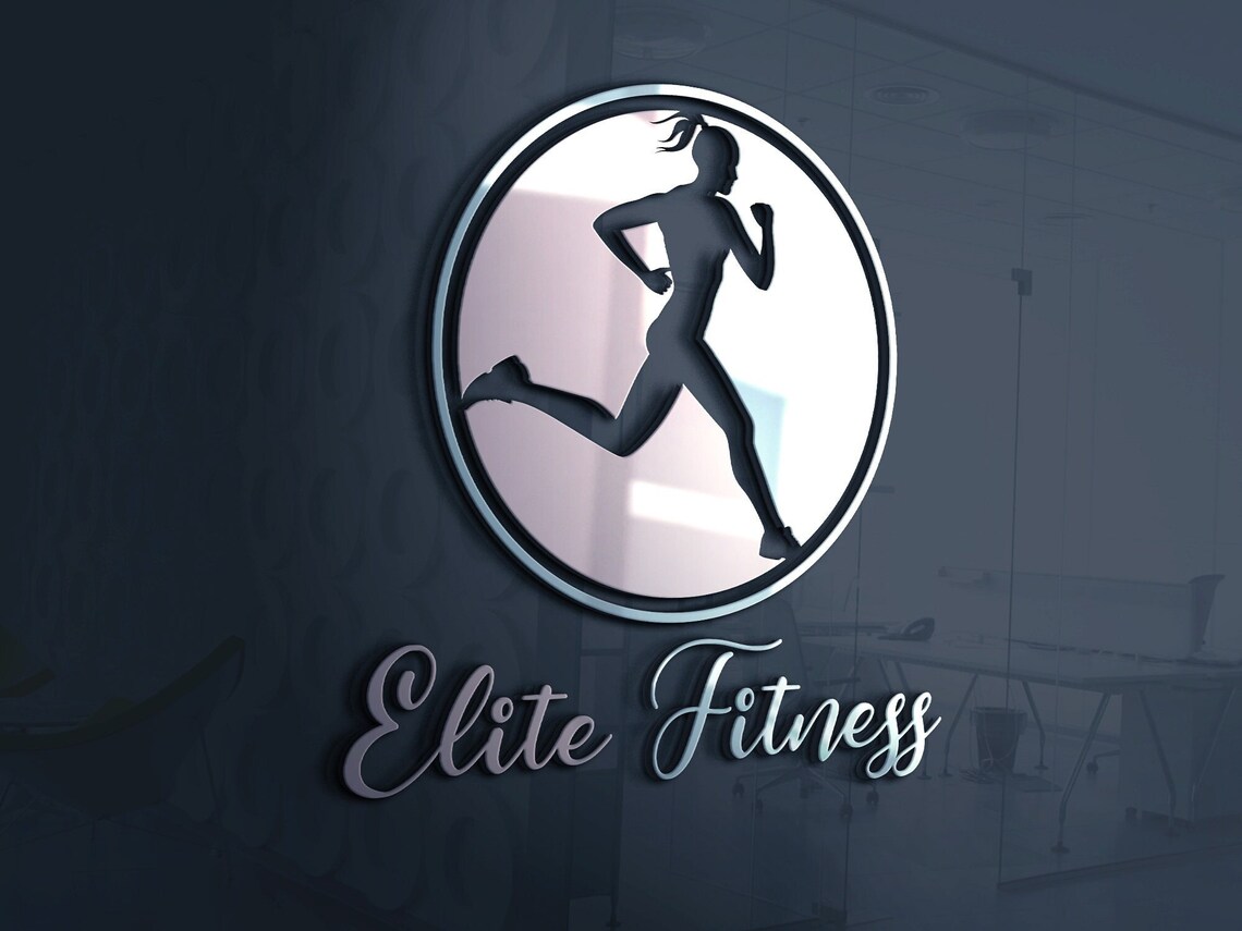 Personal Trainer Logo Design Runner Logo Fitness Logo - Etsy