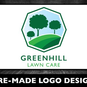 Tree Service Logo Design Logo Landscaping Logo Lawn Care | Etsy
