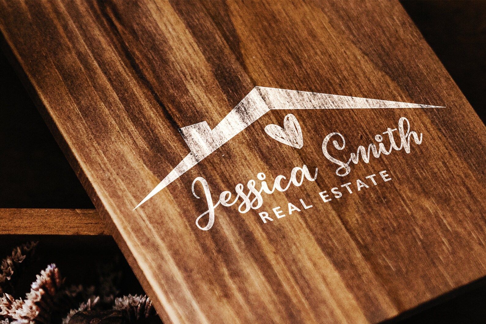 Real Estate Logo Realtor Logo Design Heart Design - Etsy