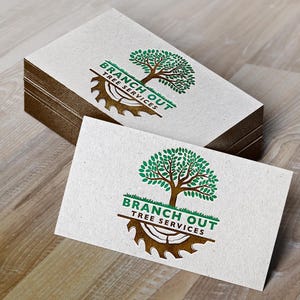 Tree Service Business Logo Design | Tree Logo Design | Lawn Care Logo ...
