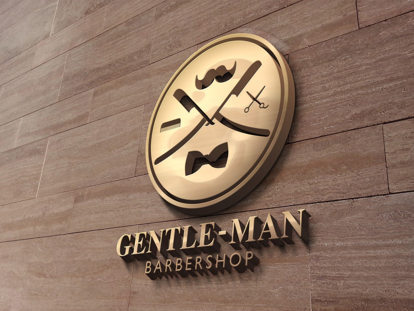 Professional Barber Logo Parlor Shop Logo Men's Hair - Etsy