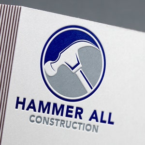 Construction Company Logo Design | Hammer Logo Design | Construction ...