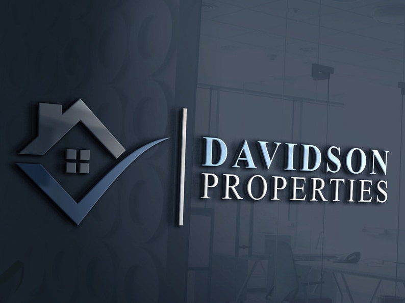 Construction Logo Home Inspector Logo Property Management | Etsy