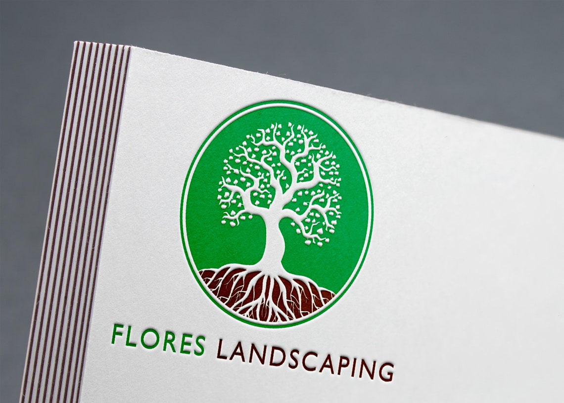 Landscaping Logo Design Tree Service Logo Tree Logo | Etsy