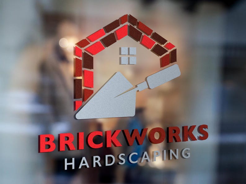 Construction Logo Design | Masonry Business Logo Design | Hardscaping ...