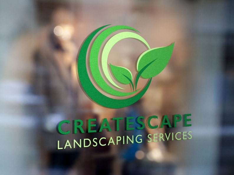 Landscaping Business Marketing Logo Design Landscape - Etsy