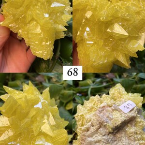 Sulfur Cluster Bright Raw Crystal Specimen - Etsy