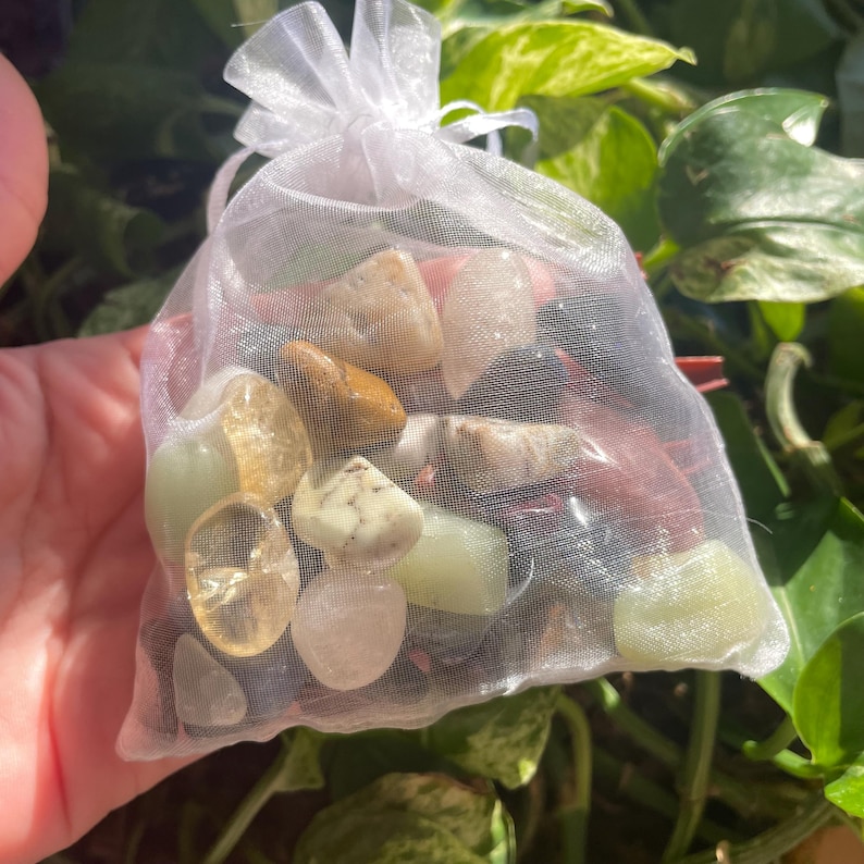 Crystal Grab Bag | Mixed Mystery Gem Pouch Bundle - Etsy