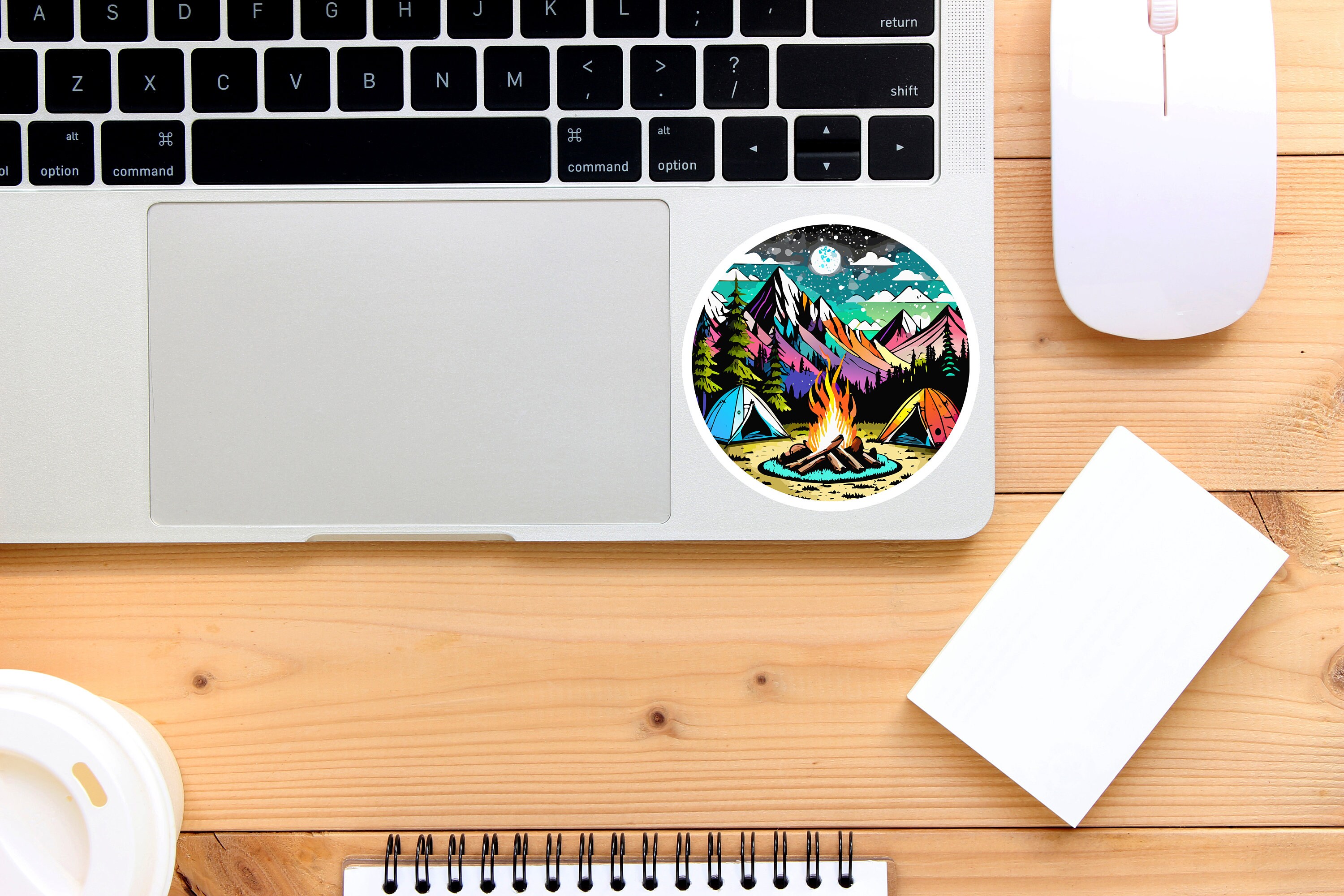 Funky Camping Sticker - Etsy