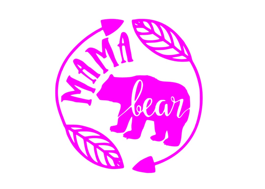 Mama Bear Vinyl Decal | Sticker Decal | Different Sizes & Colors - Etsy