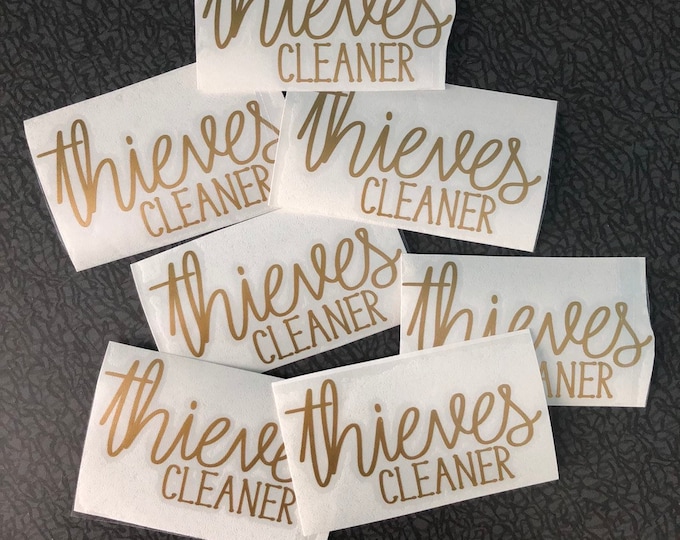 Thieves Cleaner Decal Onguard Decal Glass Cleaner Decal - Etsy