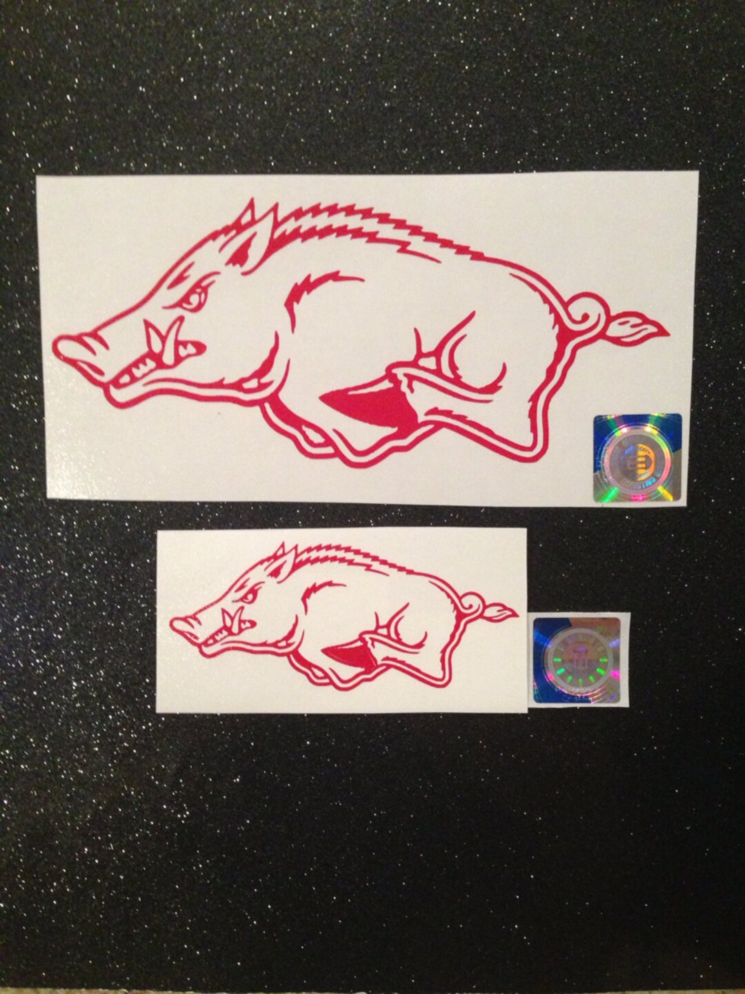 Arkansas Razorback Vinyl Sticker - Etsy
