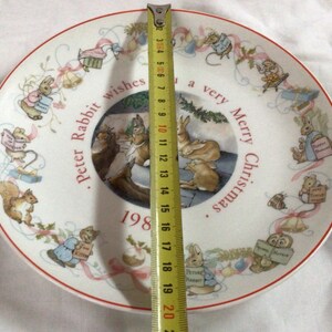 X37a Vintage 1986 Wedgwood “ Peter Rabbit Wishes You a Very Merry ...