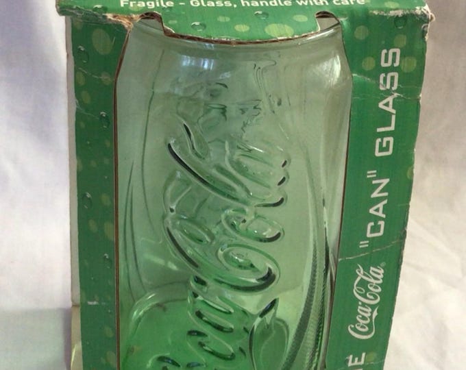 CE141 Old New Stock the Coca-cola “ CAN” Glass. Made in France by ...