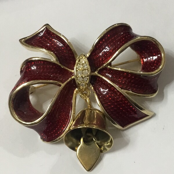 Bow Brooch - Etsy