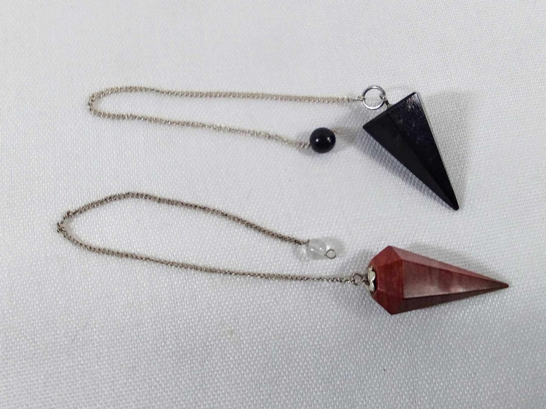 CE30 Two Vintage Natural Stone Pendulums. Tarot Use Etc. New Old Stock. Tracked Shipping - Etsy