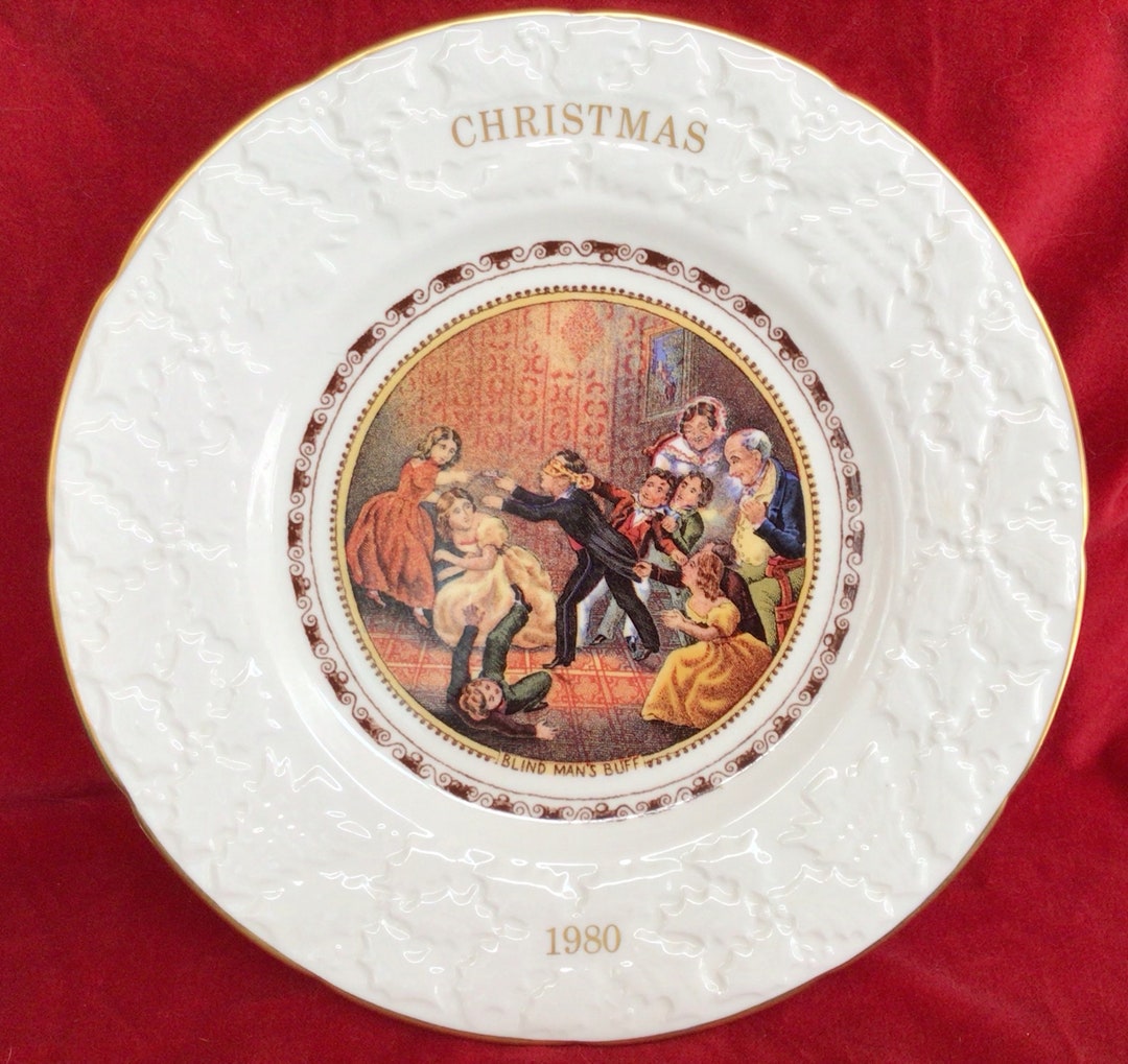 W187 Vintage Coalport Decorative Christmas 1980 Plate. Bone China, Made ...