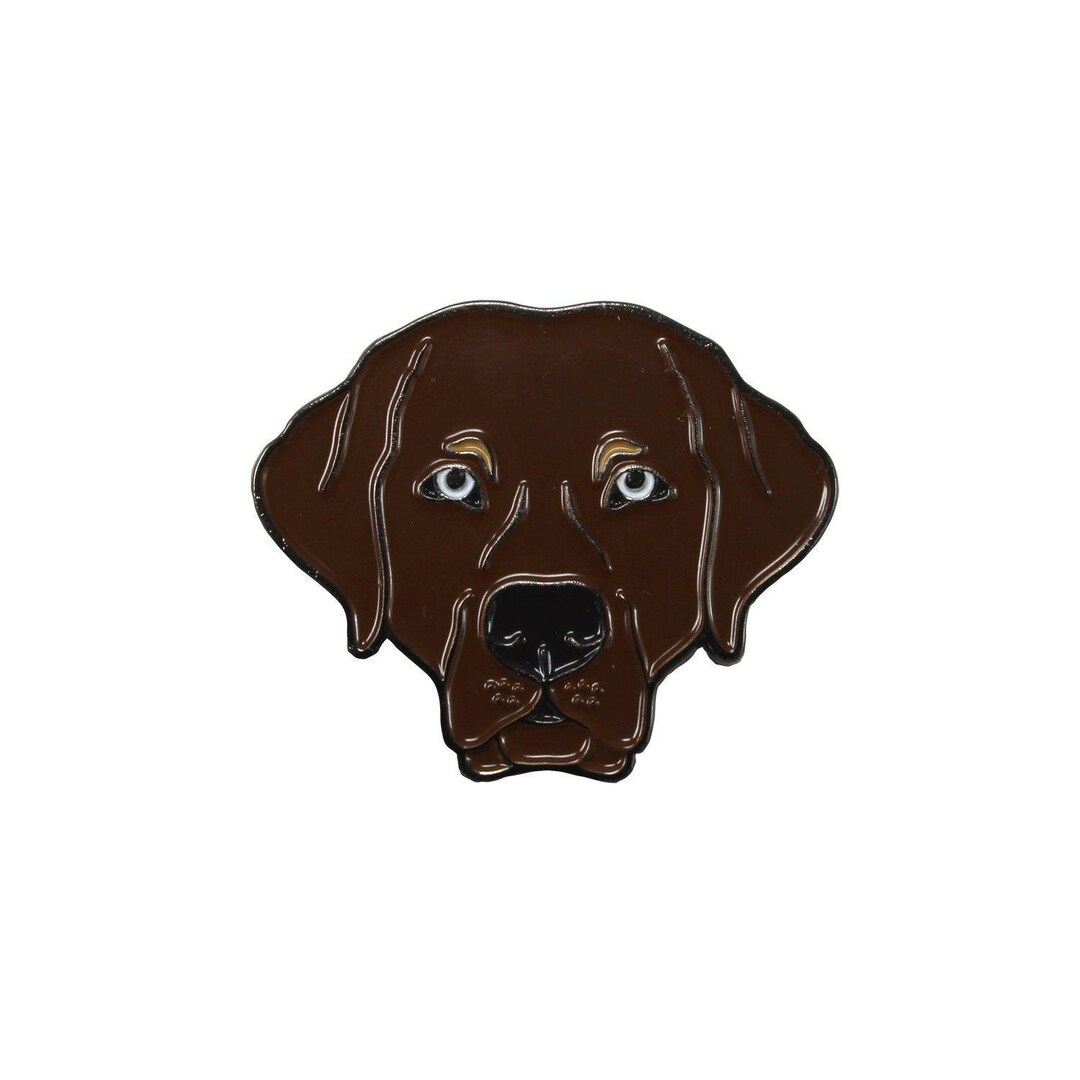 The Chocolate Lab Pin Pet- Dog Pin Enamel Pin Custom Lapel Hat Pin ...