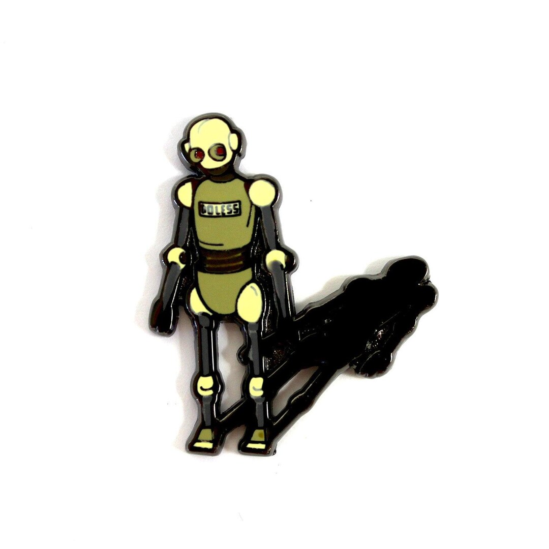 The Do Less Robot Hat Pin Enamel Pin Custom Lapel - Etsy