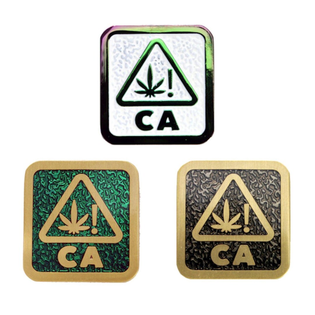 The West Coast Weed Pin Set Enamel Pin Custom Lapel - Etsy