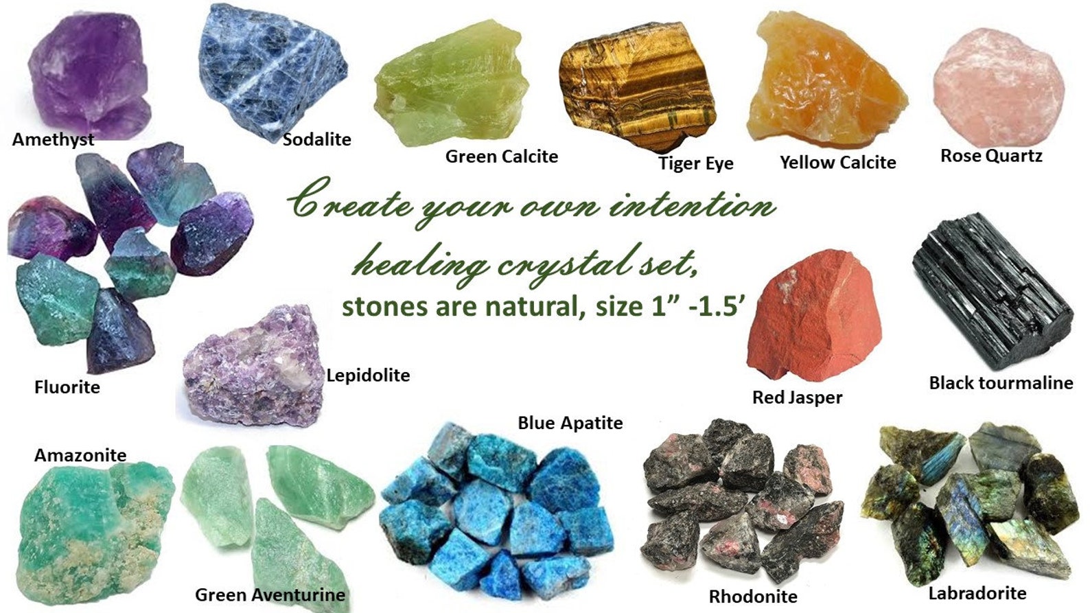Cancer Zodiac Crystal Set Zodiac Decor Raw Crystals Healing Stones ...