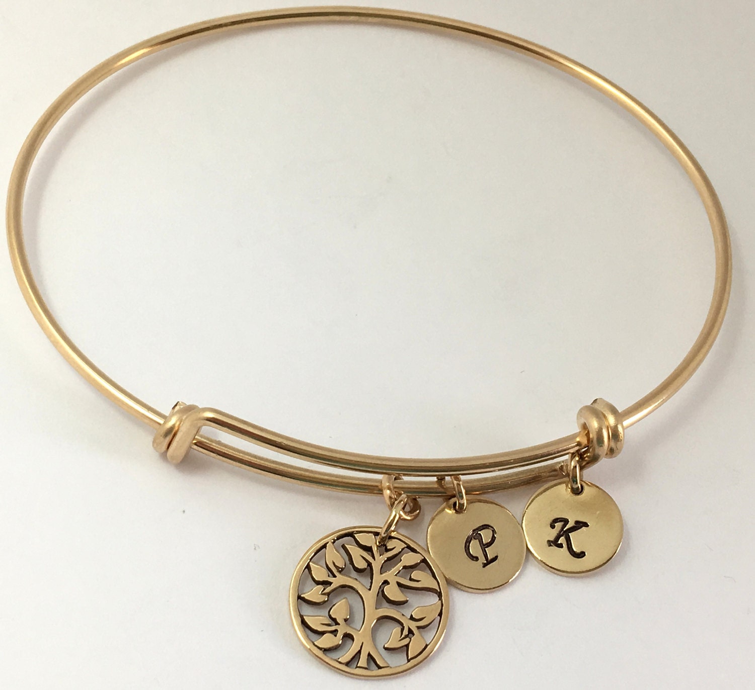 Gold Tree of Life Bracelet Expandable Family Tree Bracelet | Etsy