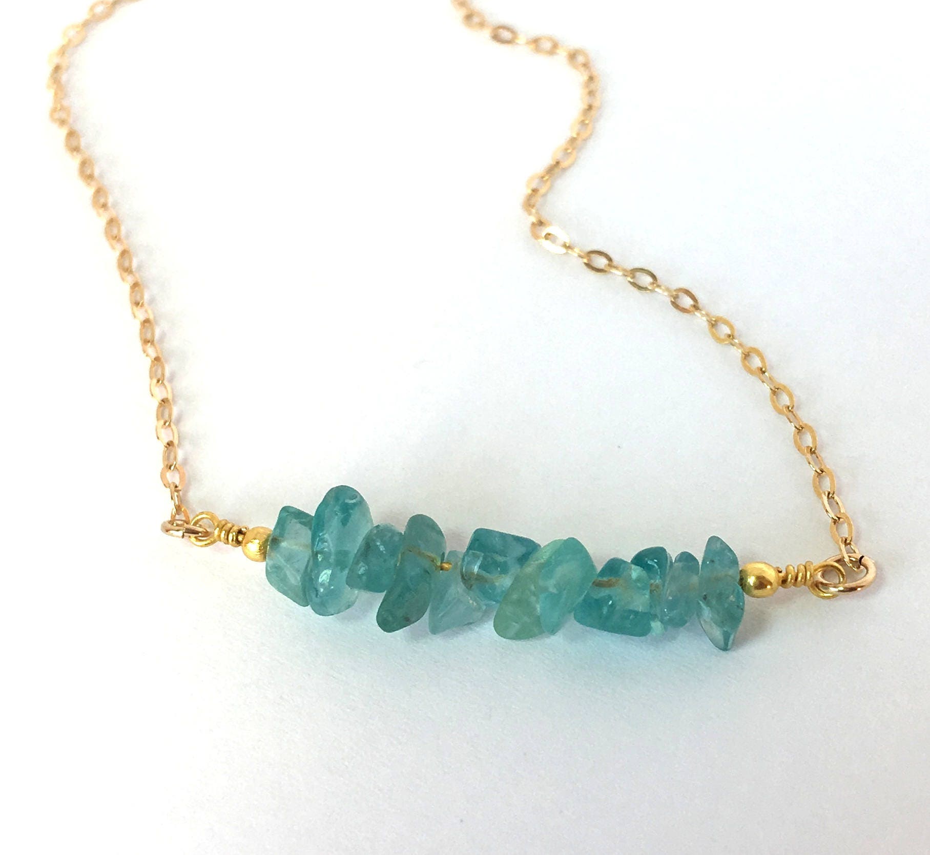 January Birthstone Necklace Natural Garnet Gold Necklace Raw | Etsy