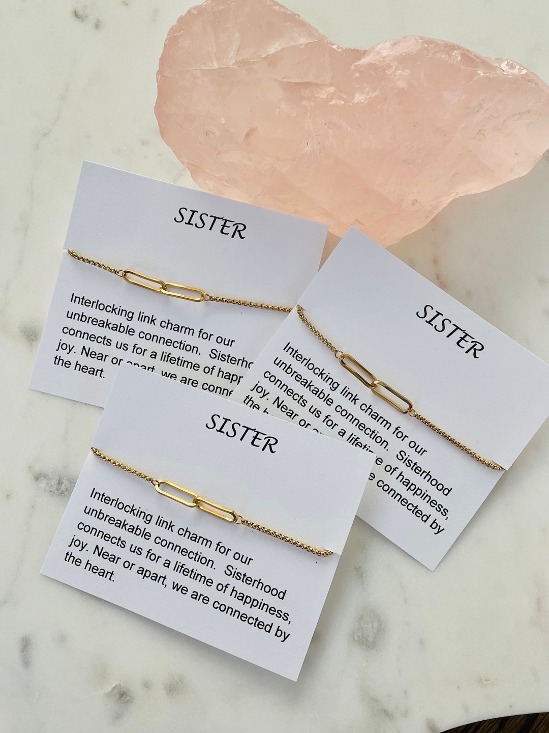 3 Sisters Bracelets, Three Sisters Jewelry, Sisters Gift for 2 3 4 ...
