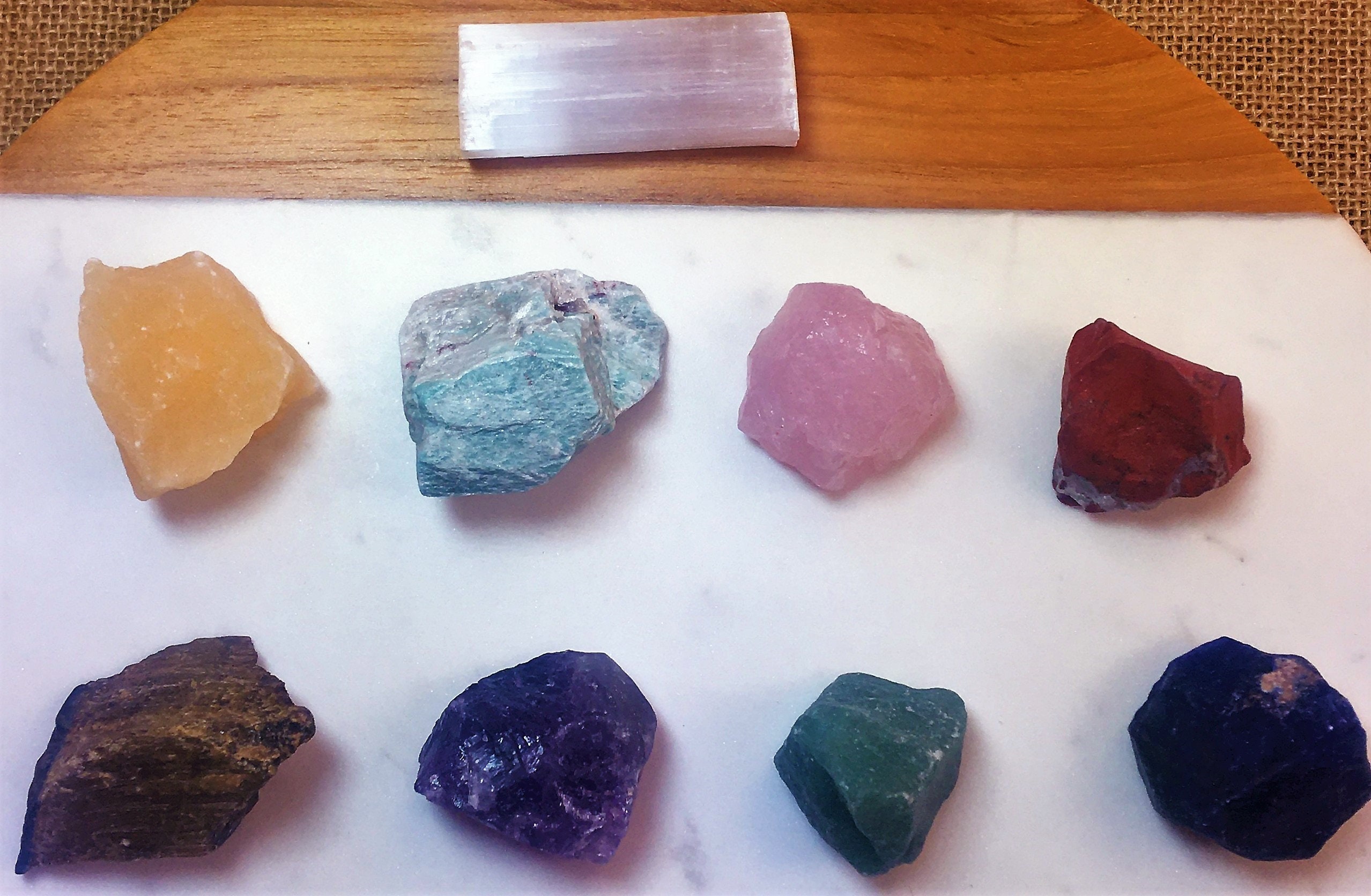 Beginner Crystal Kit Raw Crystal Set Healing Crystal Set | Etsy