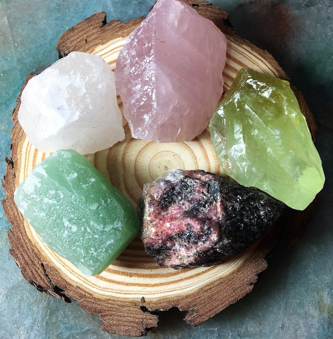 Create Your Own Crystal Set Raw Crystal Healing Stone Set | Etsy