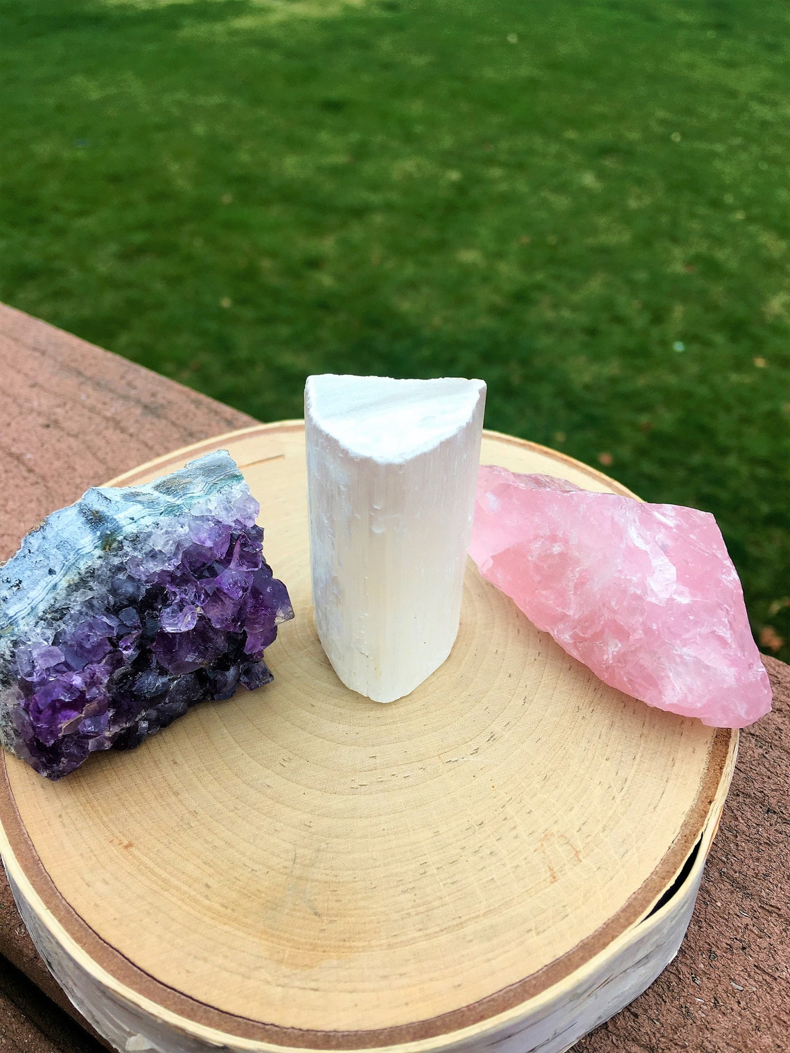 Healing Crystal Set Raw Crystal Stone Beginner Crystal Set Raw Etsy