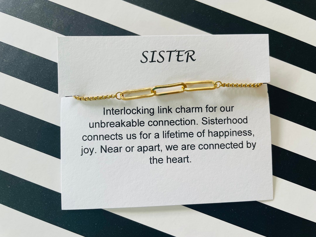 Link Bracelet for 3 Sisters Bracelets, Three Sisters Jewelry, Sisters ...