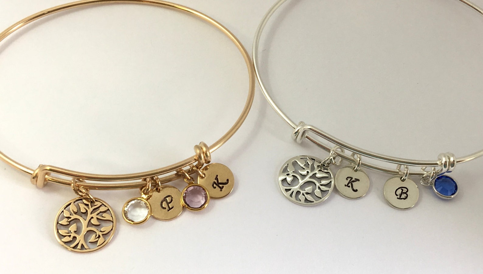 Gold Tree of Life Bracelet, Expandable Family Tree Bracelet, Gold ...