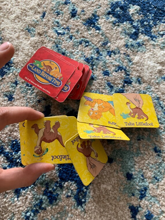 1990s the Land Before Time Card Game - Etsy
