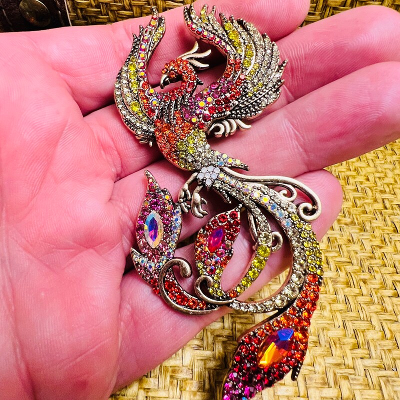 Rhinestone Brooches - Etsy