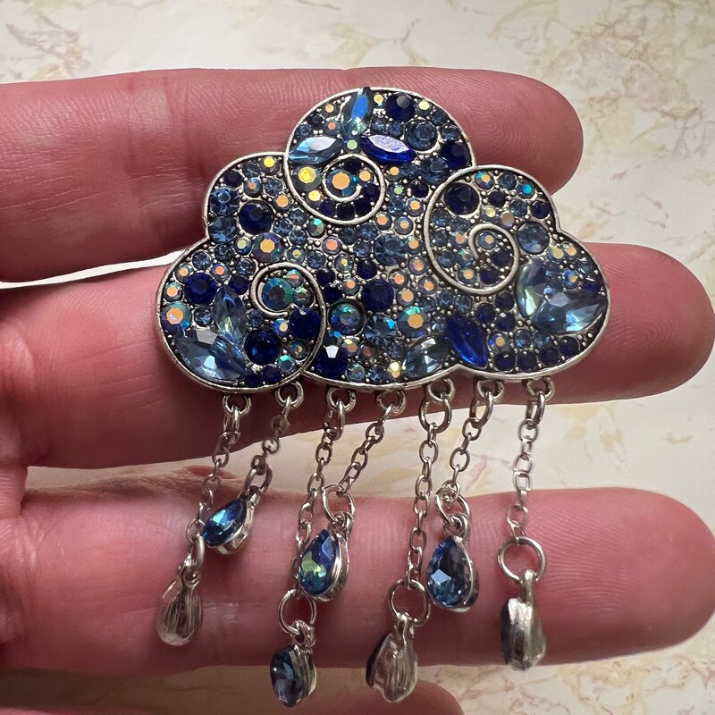 Cloud Brooch - Etsy