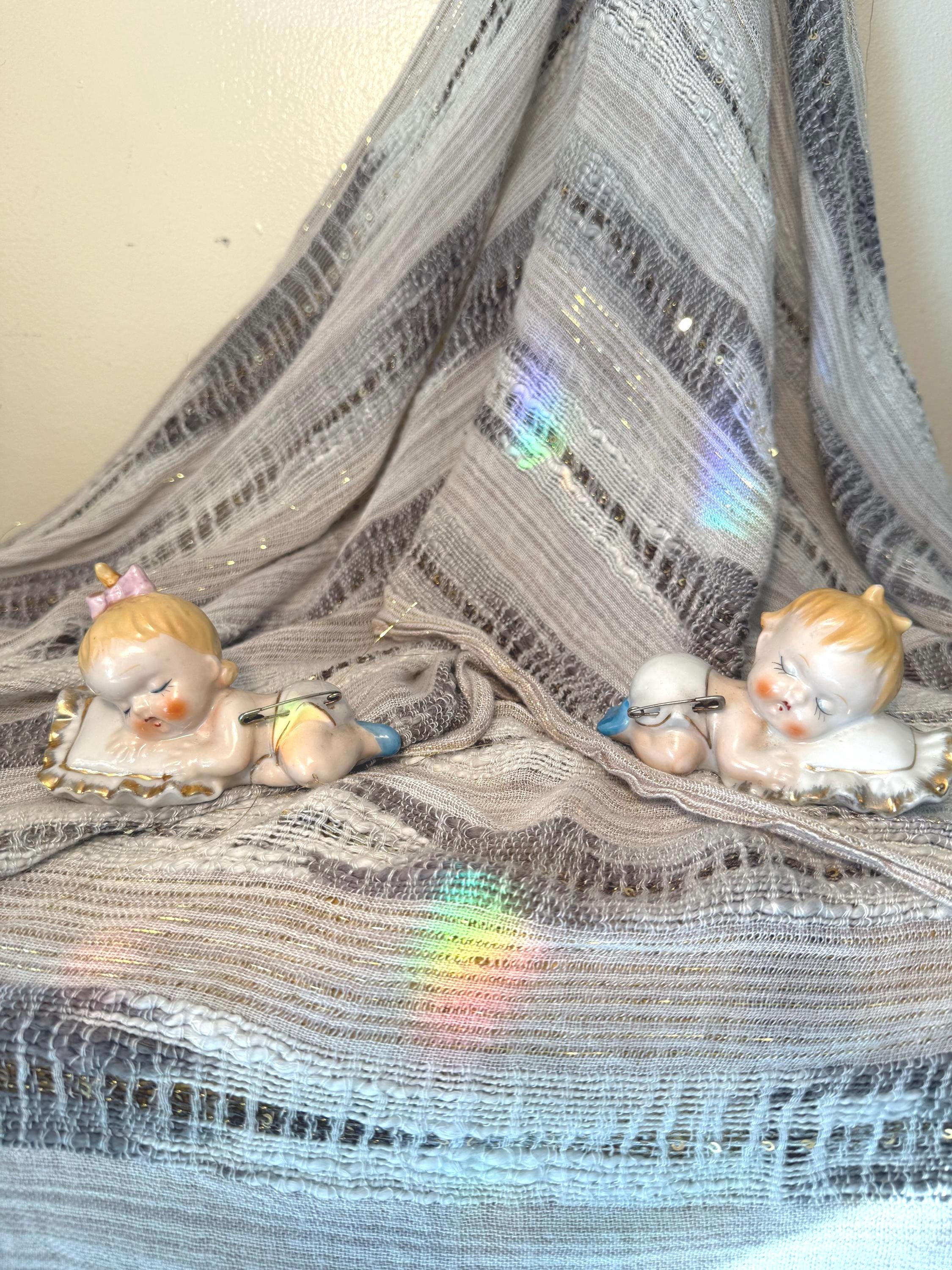 Rare Vintage Baby Figurines - Etsy