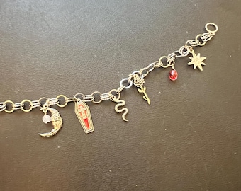 Vampire Bracelet. Vampire Charm Bracelet. Gothic Bracelet. Incubus ...