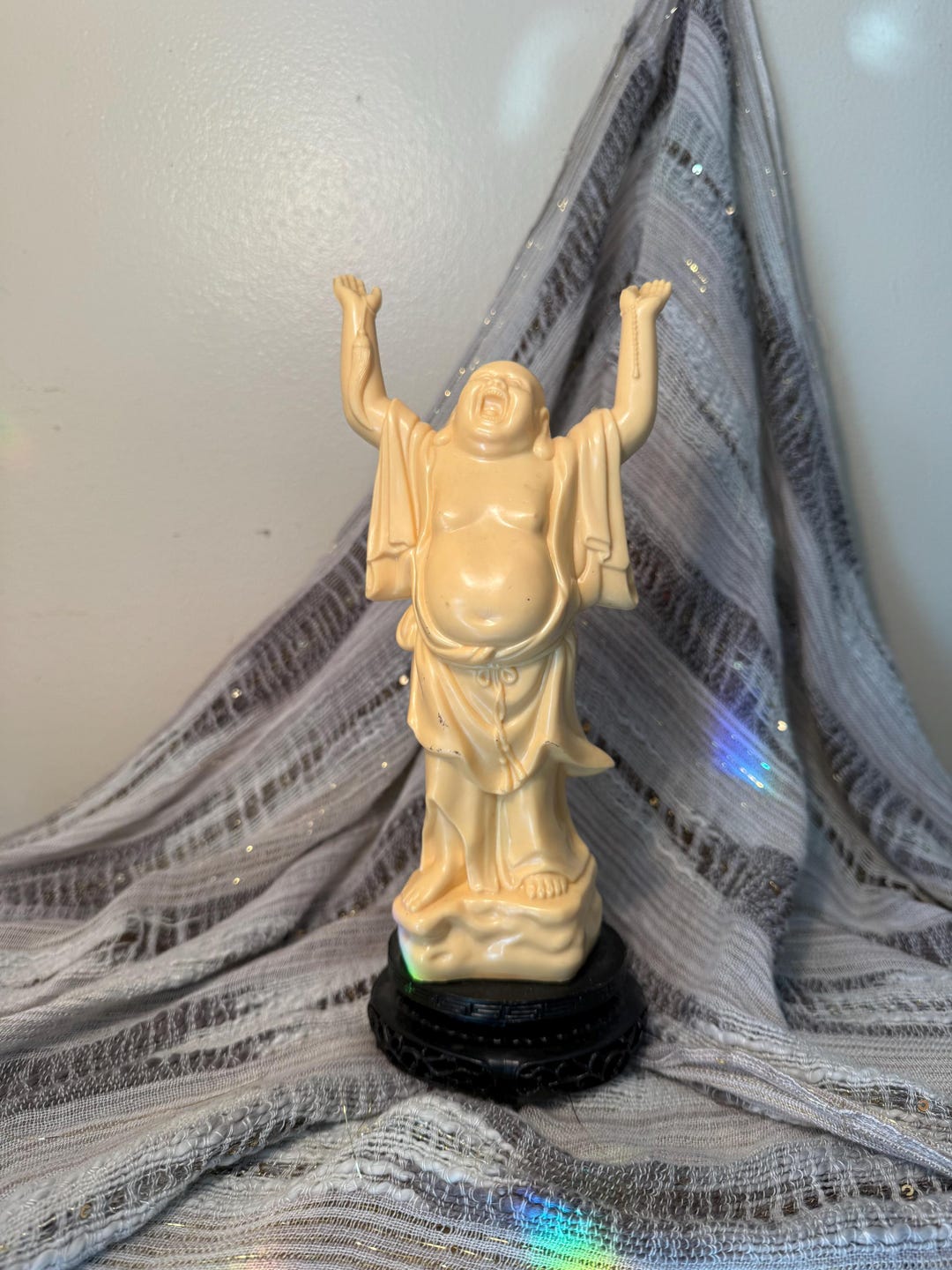 A Screaming Buddha (not Laughing, Seems Anxious) - Etsy