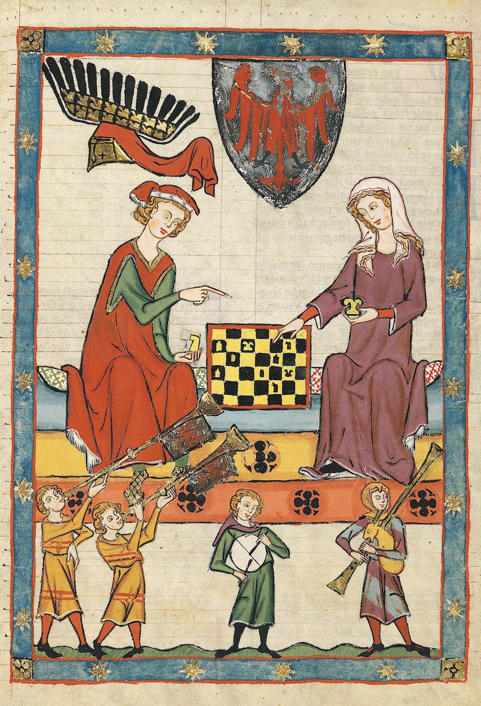 Manesse Codex Fully Lined Medieval - Etsy