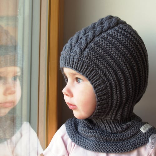 Merino Wool Balaclava Baby/ Toddler/ Children Hat. Olive - Etsy