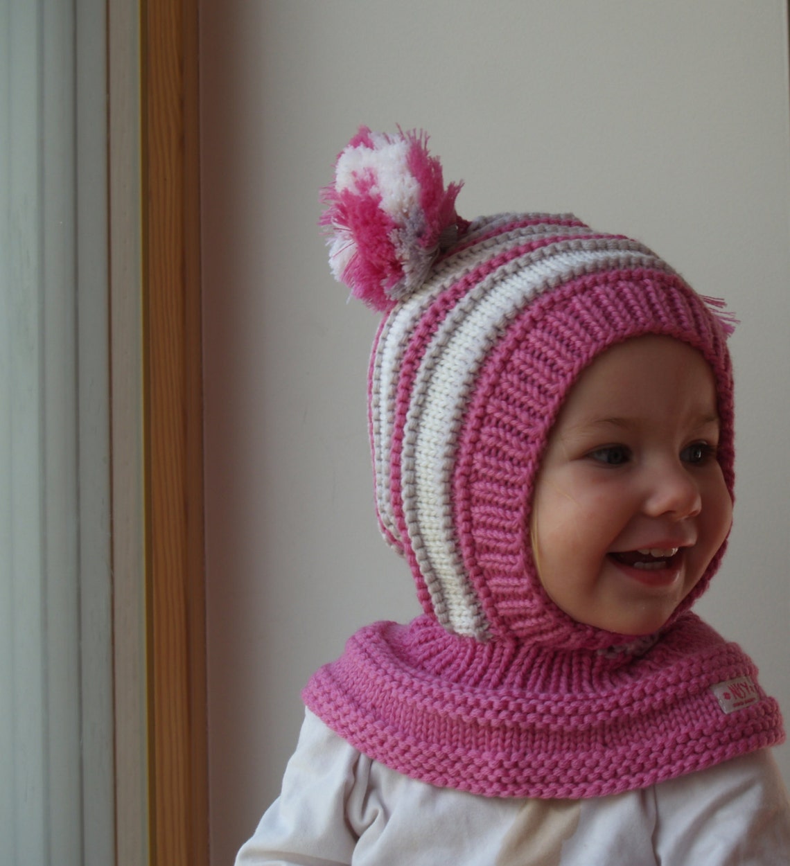 Merino Wool Balaclava Winter Hat Baby/ Toddler Hoodie Hat - Etsy