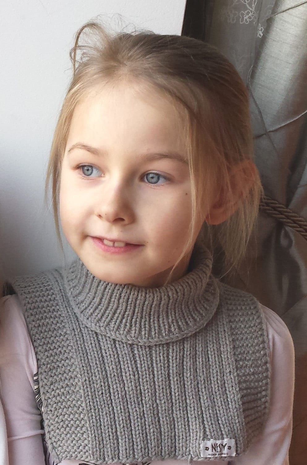 Merino Wool Neck Warmer for Baby, Toddler, Child, Hand Knit Scarf ...