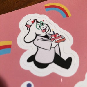 Deltarune Vinyl Sticker Sheet Delta Rune Kris Susie Ralsei Noelle Cute ...